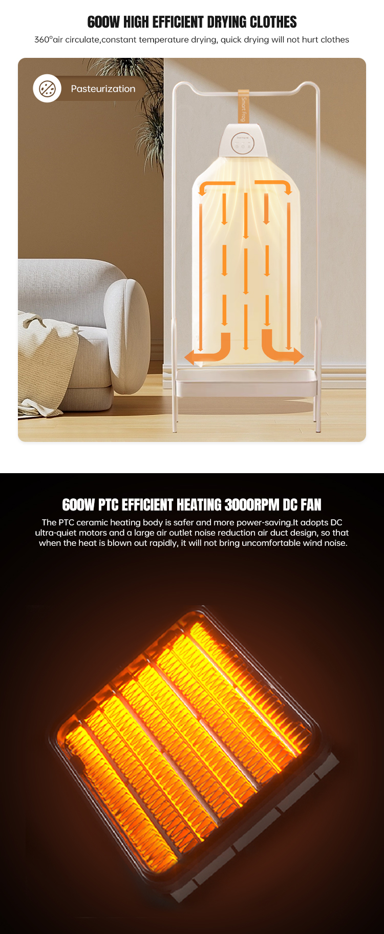 UV Sterilizer Electric Portable Clothes Dryer Dryer Machine with Dryer ...